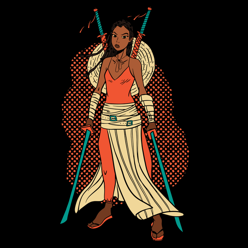 Samurai Siren - Desert Bloom - Cairo Apparel