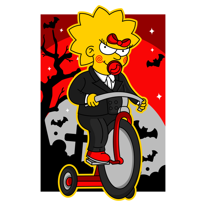 Lisa Simpson - Gothic Halloween Ride - Cairo Apparel