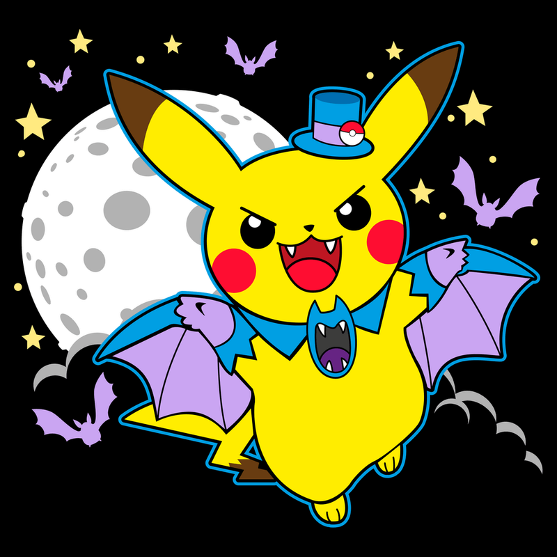 Pikachu Bat - Spooky Night Flight - Cairo Apparel