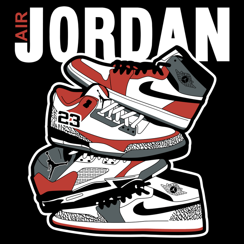 Air Jordan Stack - Sneakerhead Dream - Cairo Apparel
