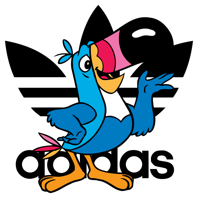Toucan Mascot - Adidas Logo Fusion - Cairo Apparel